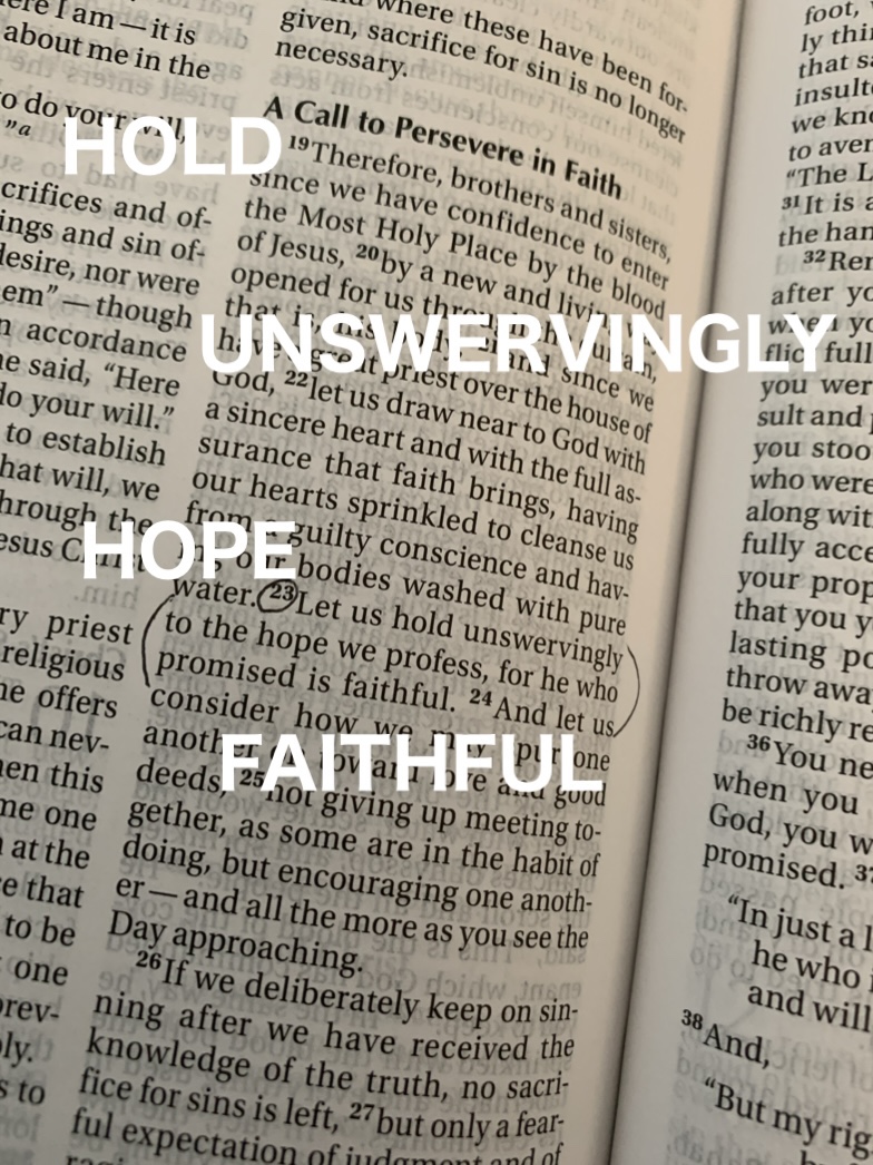 Hold Unswervingly – 5 Minutes of Hope
