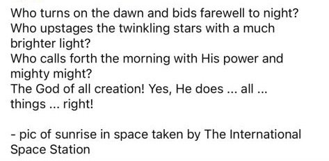 God of all Creation – 5 Minutes of Hope