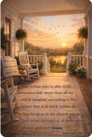 The Porch of Praise – 5 Minutes of Hope